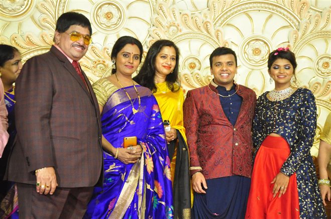 Ambica Vinayaka Surya Kumar And Preethika Lakshmi Wedding Receiption ...