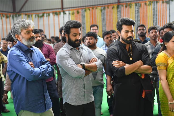 Rajamouli's RRR Movie Launch - Filmibeat