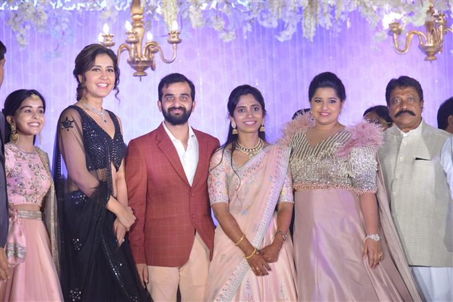 Mahesh Babu, Nani & Raashi Khanna At Producer Harshith Reddy Reception ...