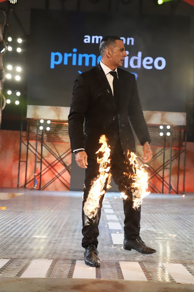 Akshay Kumar At The Launch Of His Amazon Prime New Web Series Photos ...