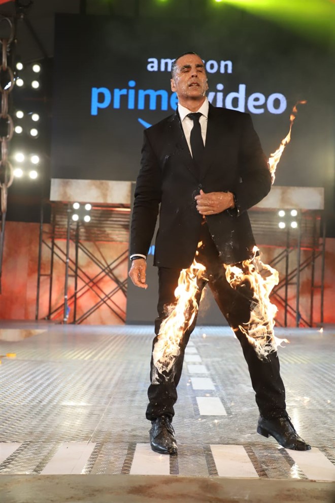 Akshay Kumar At The Launch Of His Amazon Prime New Web Series Photos ...