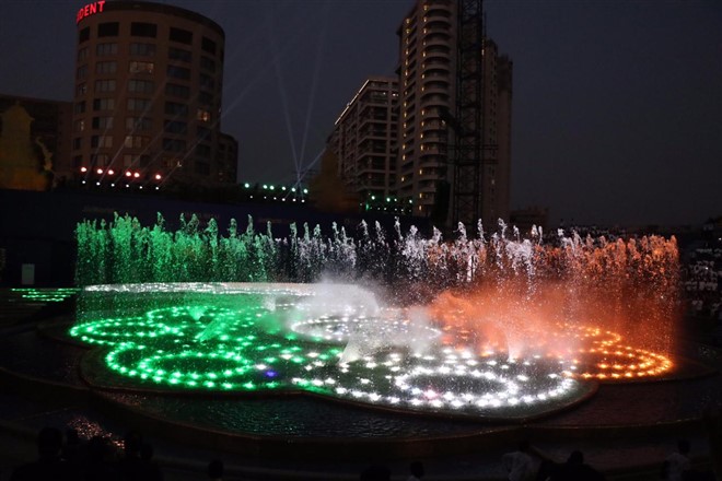 Inauguration Of Dhirubhai Ambani Square At JIO Wolrd Centre Photos ...