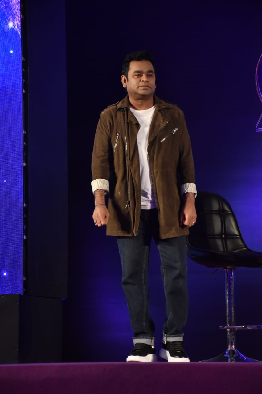 AR Rahman & Director Of Marvel Joe Russo At The Launch Marvel Anthem ...