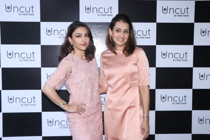 Soha Ali Khan At The Launch Of Aditi Amin Collection - Filmibeat