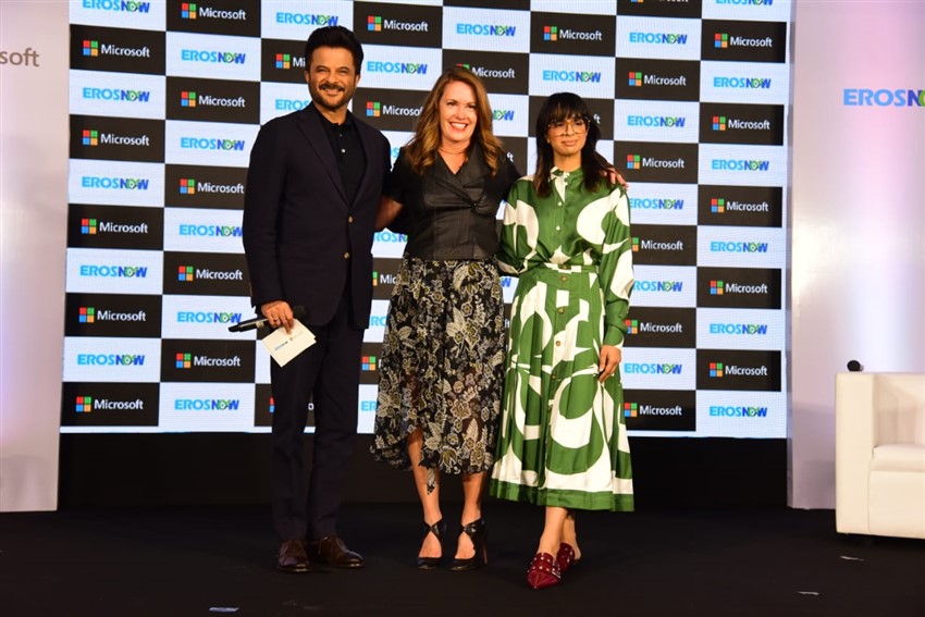 Anil Kapoor At ErosNow & Microsoft Event For The Next Level Of ...