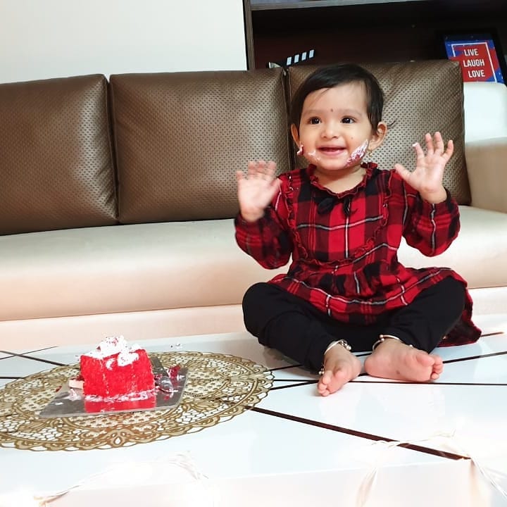 Ajay Rao Daughter Cherry 1st Birthday Celebration - Filmibeat