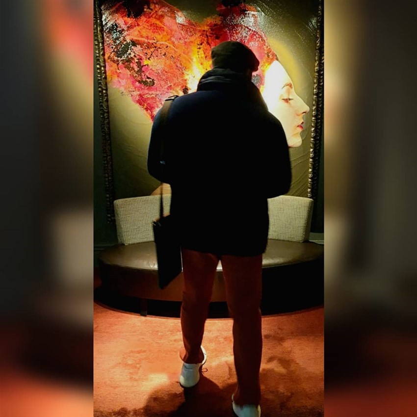 Mohanlal And His Wife Suchitra Mohanlal Enjoying Her Vacation At New ...