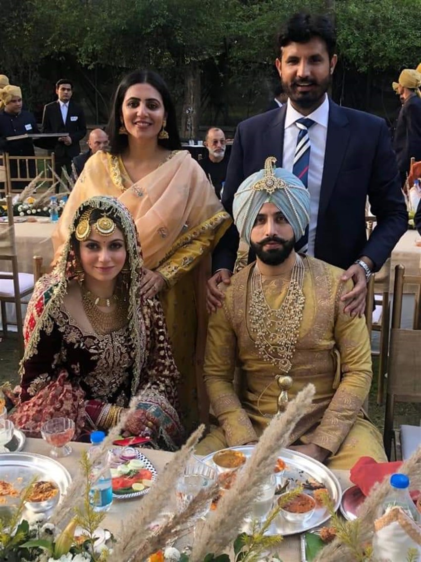 Actress Simran Wedding Gurik Maan's Wedding Knot With Simran Kaur