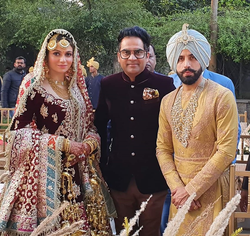 Actress Simran Wedding Gurik Maan's Wedding Knot With Simran Kaur