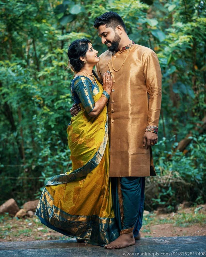 Radhika Rao And Aakarsh Wedding Photos - Filmibeat