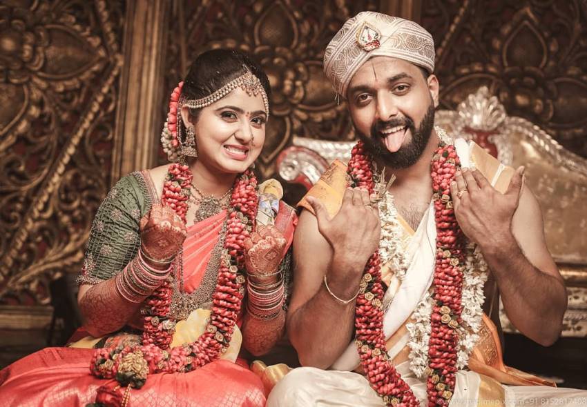 Radhika Rao And Aakarsh Wedding Photos - Filmibeat