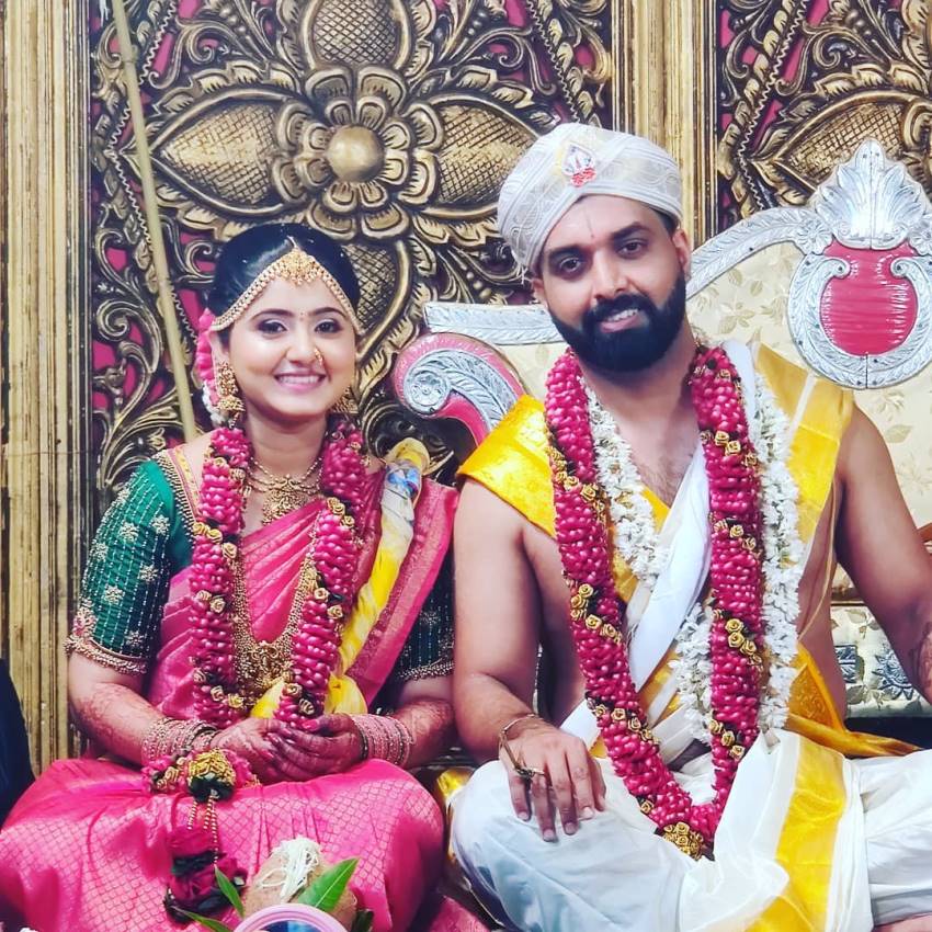 Radhika Rao And Aakarsh Wedding Photos - Filmibeat