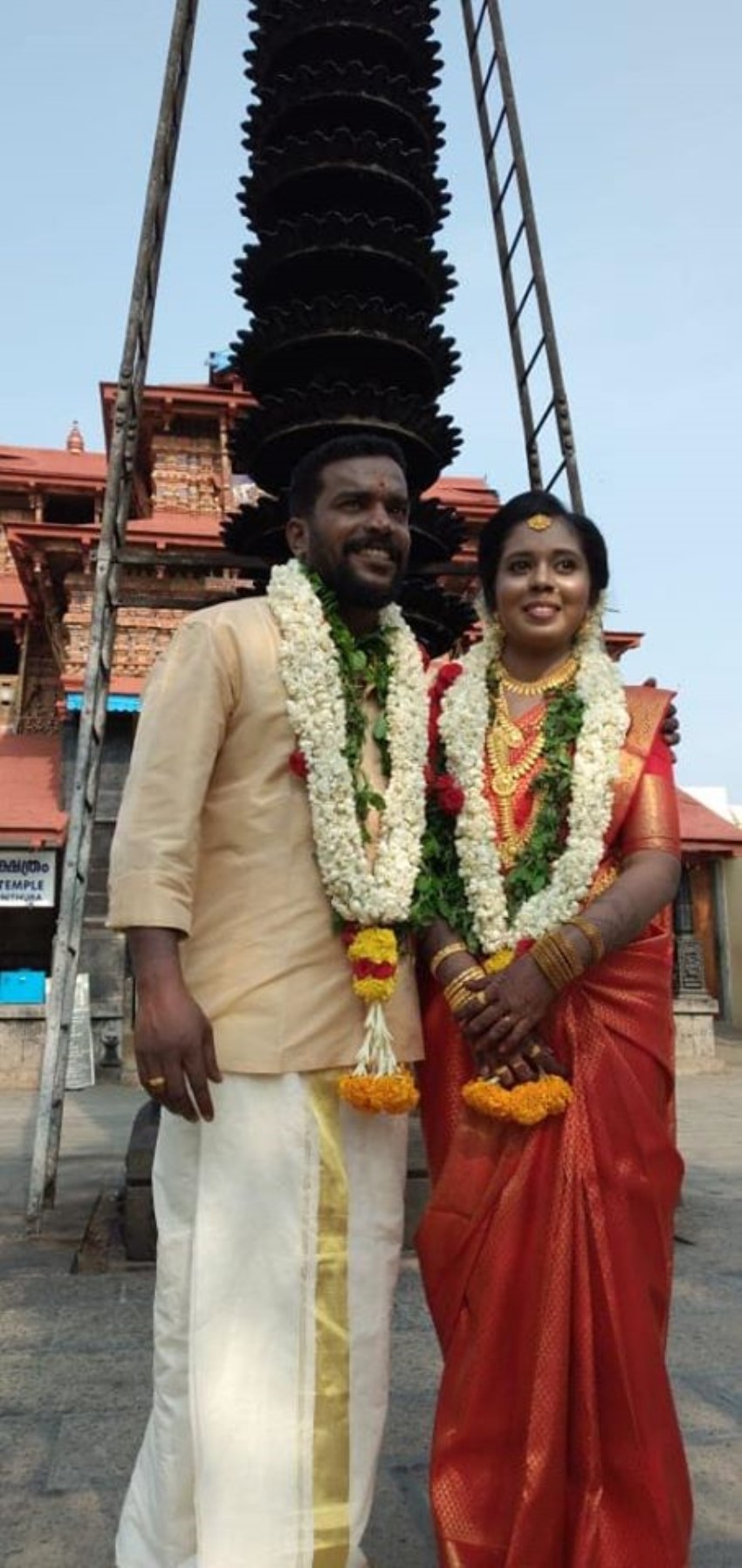 Manikandan Achari And Anjali Marriage Photos - Filmibeat