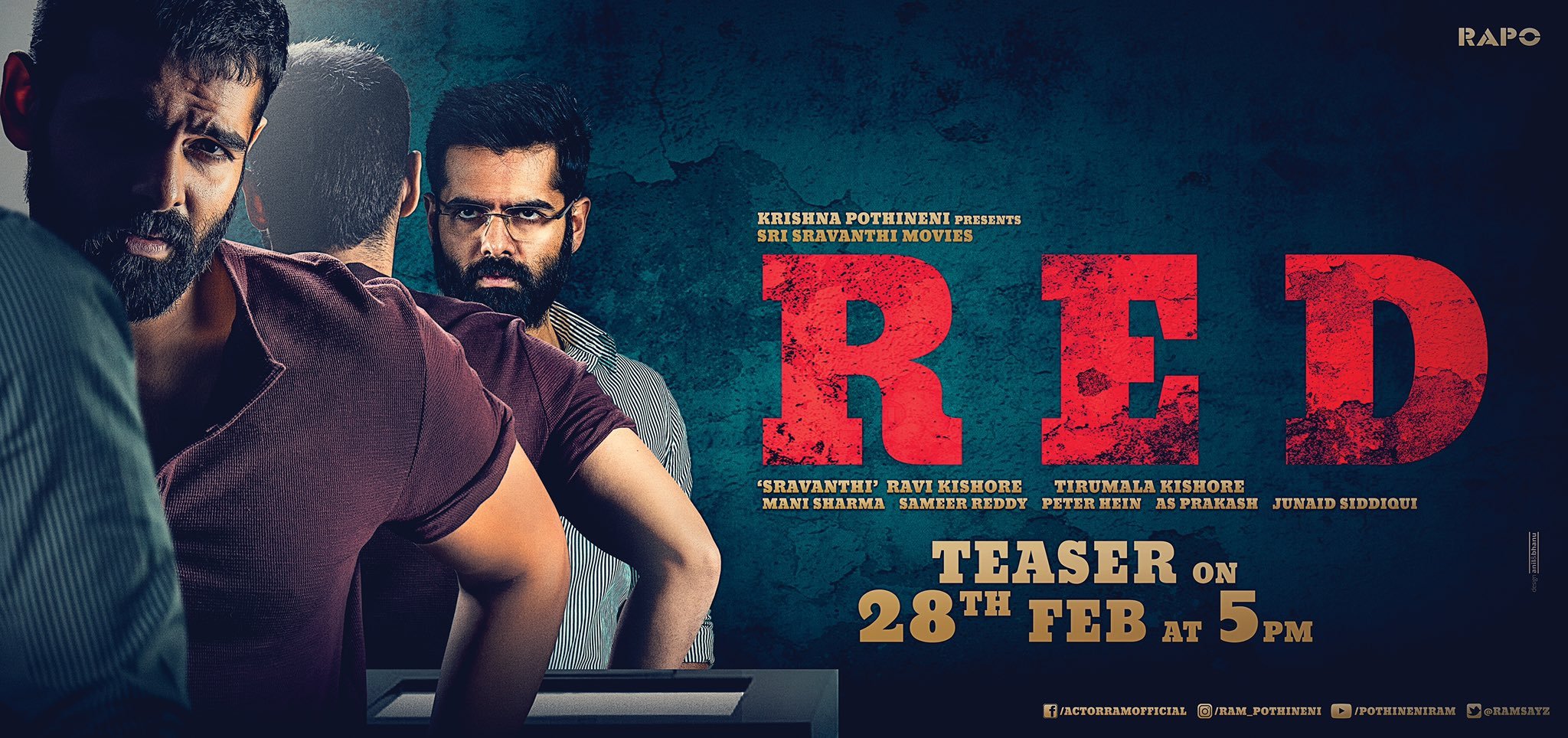 RED(2019) Telugu Movie: Pooja, Shooting Stills, Location Photos & First ...