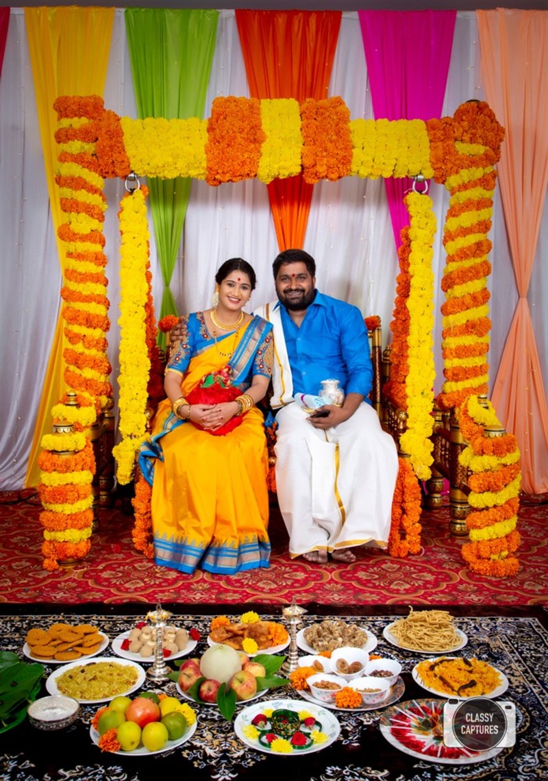 Film Director Pavan Wadeyar Wife Apeksha Purohit Baby Shower Ceremony ...