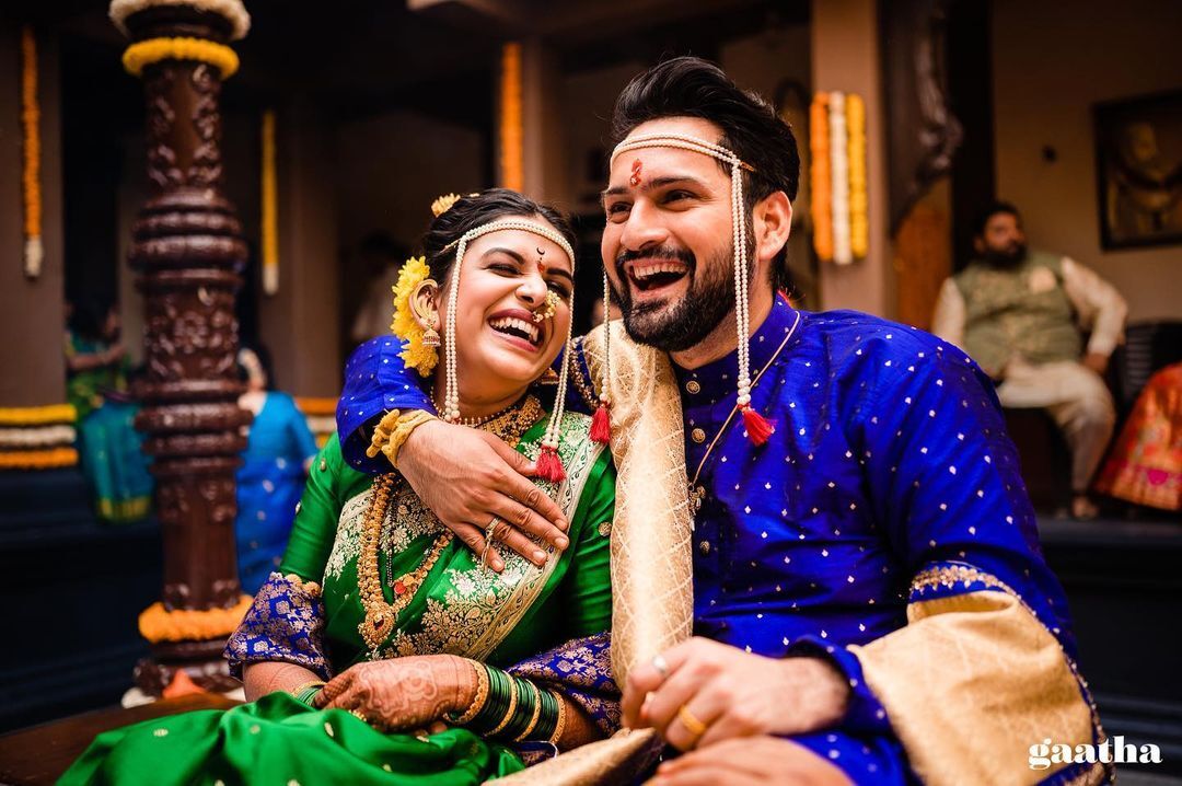 Siddharth Chandekar And Mitali Mayekar Marriage Photos - Filmibeat