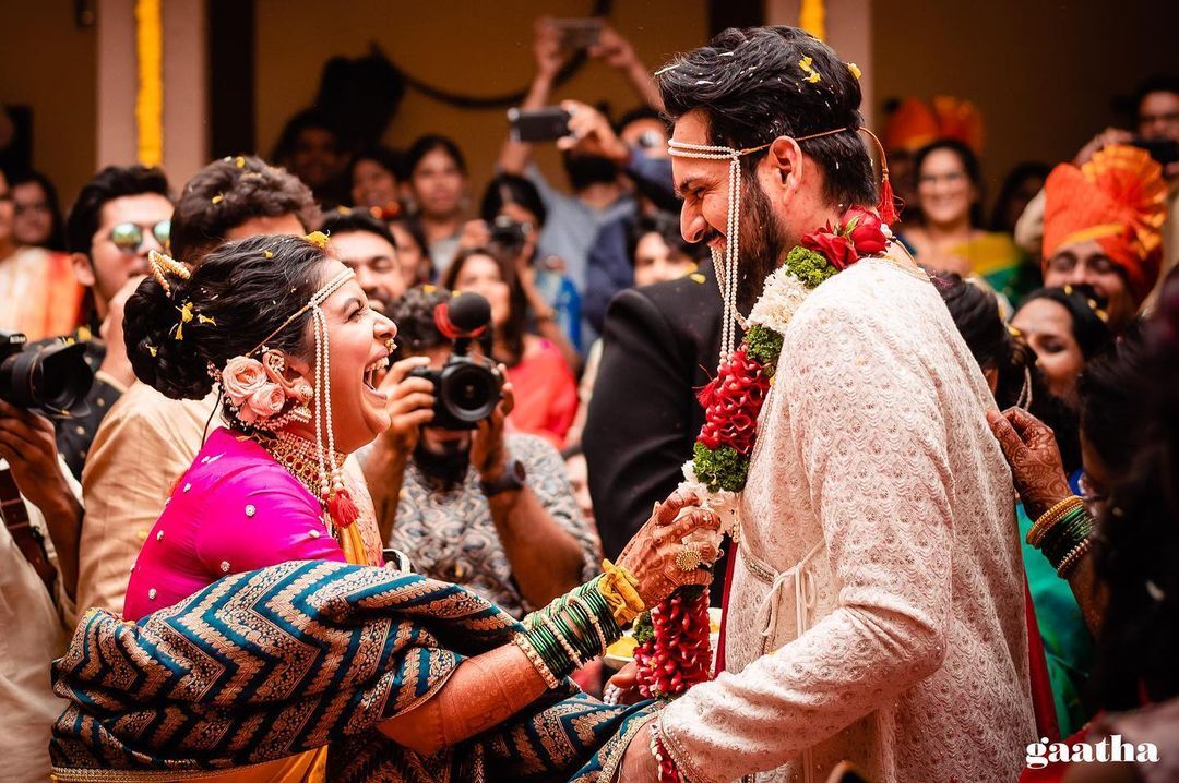 Siddharth Chandekar And Mitali Mayekar Marriage Photos - Filmibeat