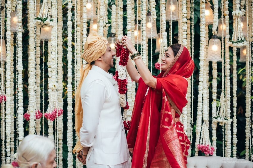 Dia Mirza And Baibhav Rekhi Marriage Photos - Filmibeat