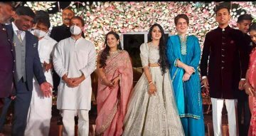 DK Shivakumar Daughter Aishwarya & Amartya Hegde Wedding Reception ...