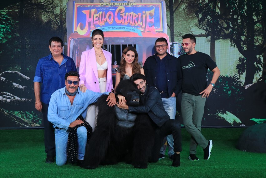 Celebs at Trailer Launch of Hello Charlie - Filmibeat