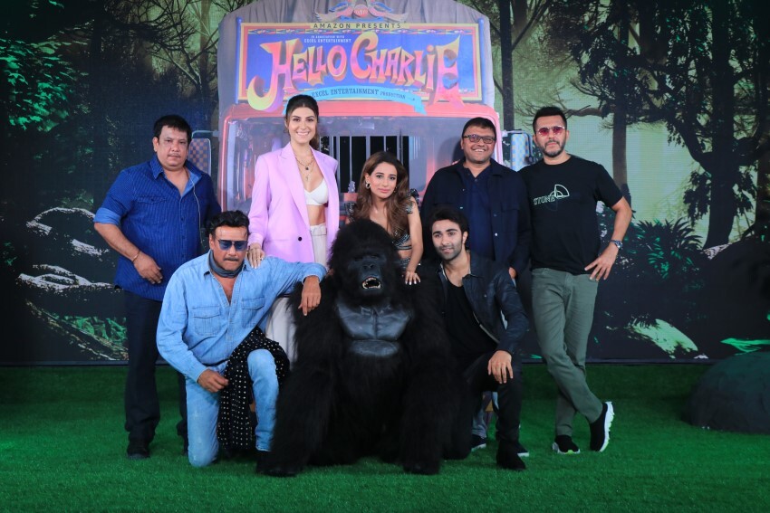 Celebs at Trailer Launch of Hello Charlie - Filmibeat