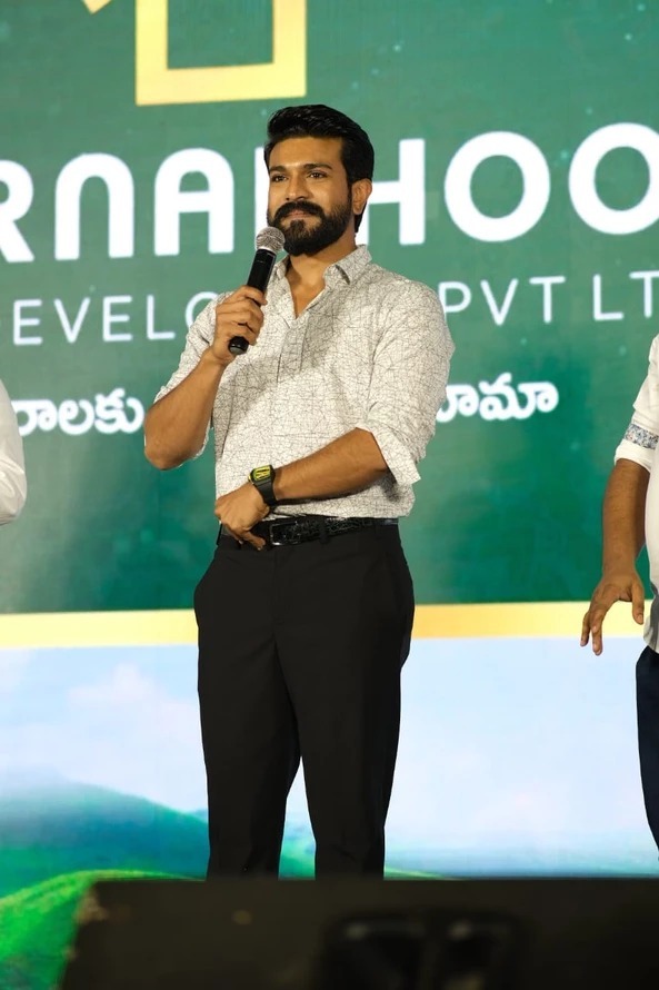 Suvarnabhoomi : రామ్ చరణ్ చేతుల మీద లోగో లాంచ్.. చూశారా? | Ram Charan ...