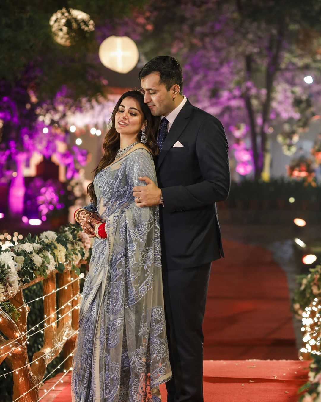 Shraddha Arya's Dreamy Pictures From Her Wedding Reception - Filmibeat