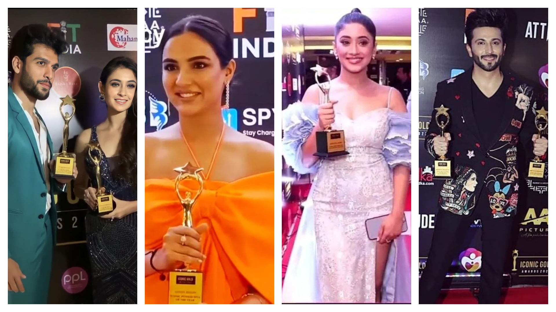 Iconic Gold Awards 2022 Winners List: Jasmin Bhasin, Helly Shah ...
