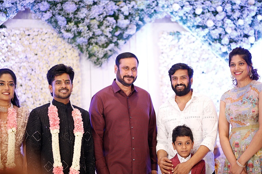 Selfie Movie Actor and Producer DG Gunanidhiwedding Reception Stills ...