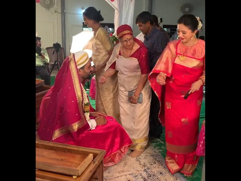Harshika Poonacha Brother Chethan Chengappa Wedding - Filmibeat