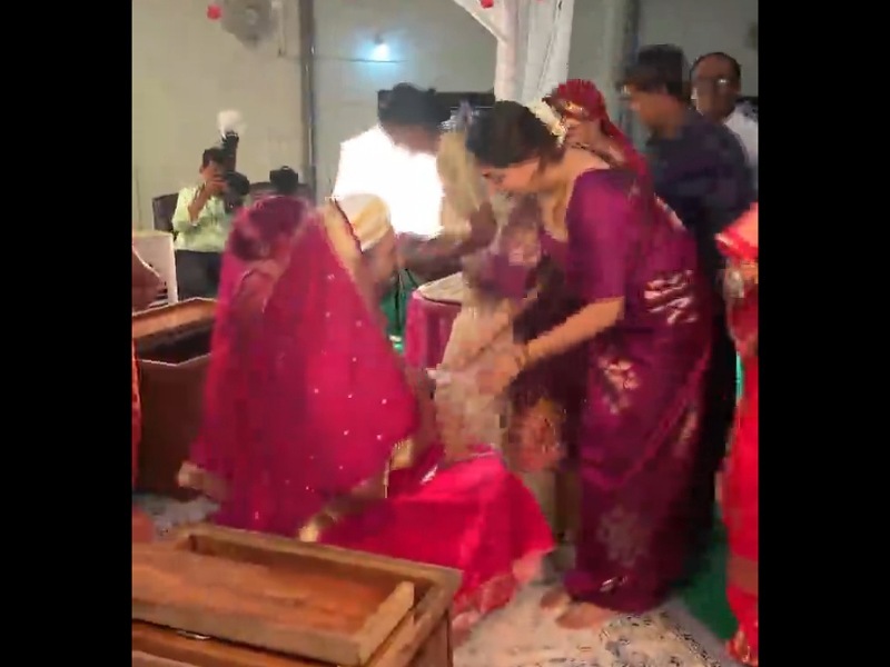 Harshika Poonacha Brother Chethan Chengappa Wedding - Filmibeat