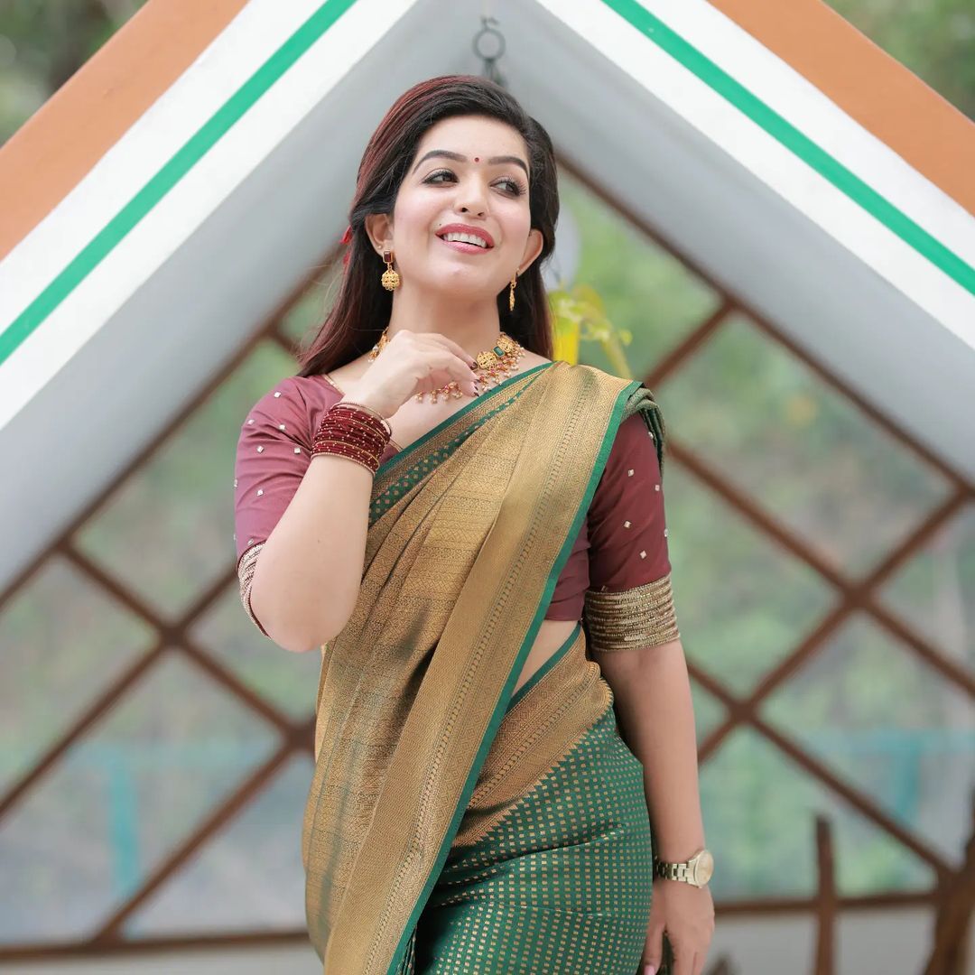 മനോഹരിയായി ബ്ലെസി കുര്യൻ, നടിയുടെ വേറിട്ട ചിത്രങ്ങളിതാ | Malayalam TV Actress Blessy Kurien ...