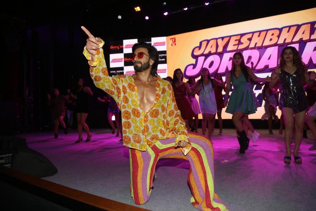 Ranveer Singh for Jayesh Bhai Jordaar Song Firecracker Launch - Filmibeat