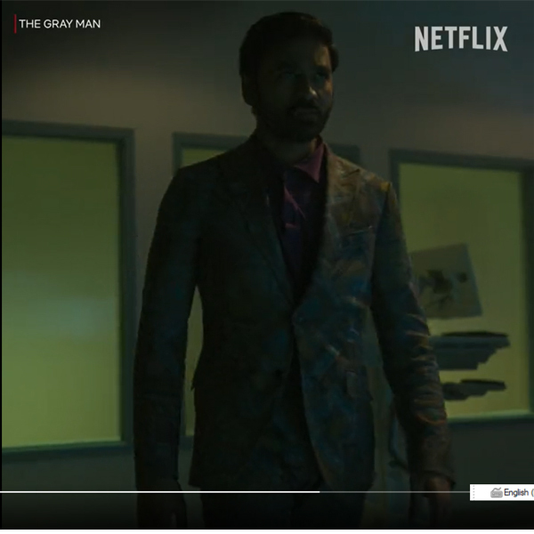 Dhanush Behind the scenes of The Gray Man Photos - Filmibeat