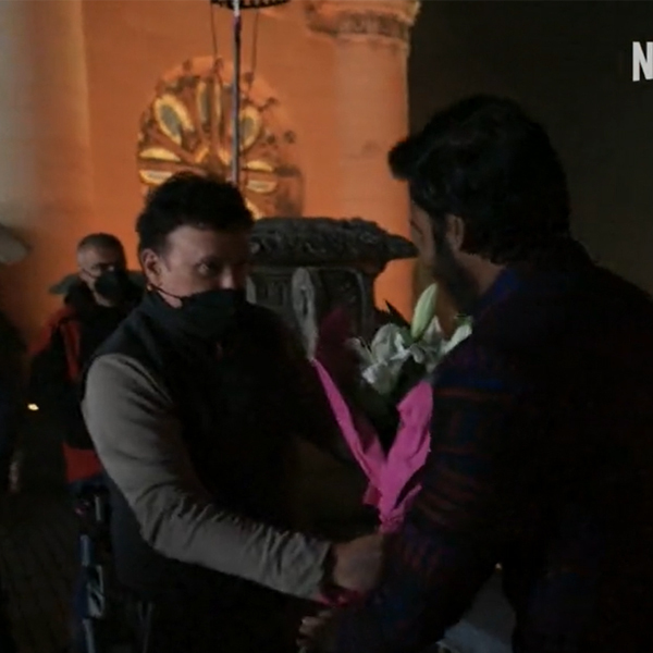Dhanush Behind the scenes of The Gray Man Photos - Filmibeat