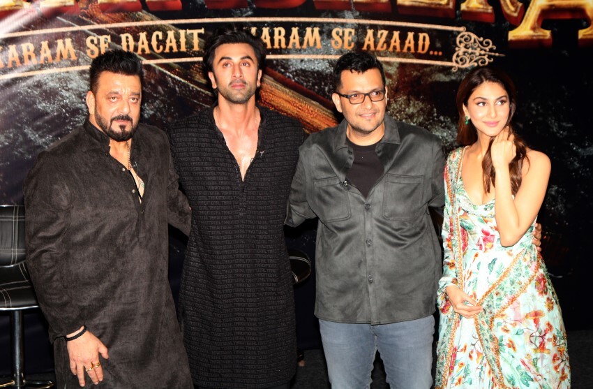 Ranbir Kapoor, Vaani Kapoor and Sanjay Dutt snapped promoting their ...