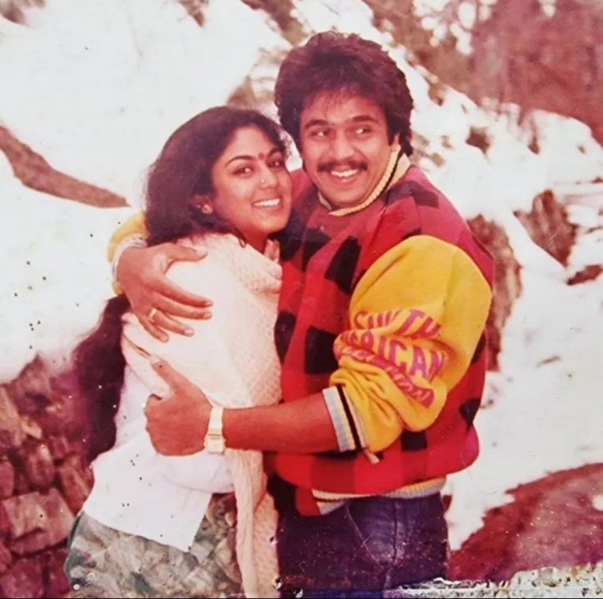 Arjun Sarja Birthday Special! Mudhalvan Actor And His Wife Niveditha’s ...