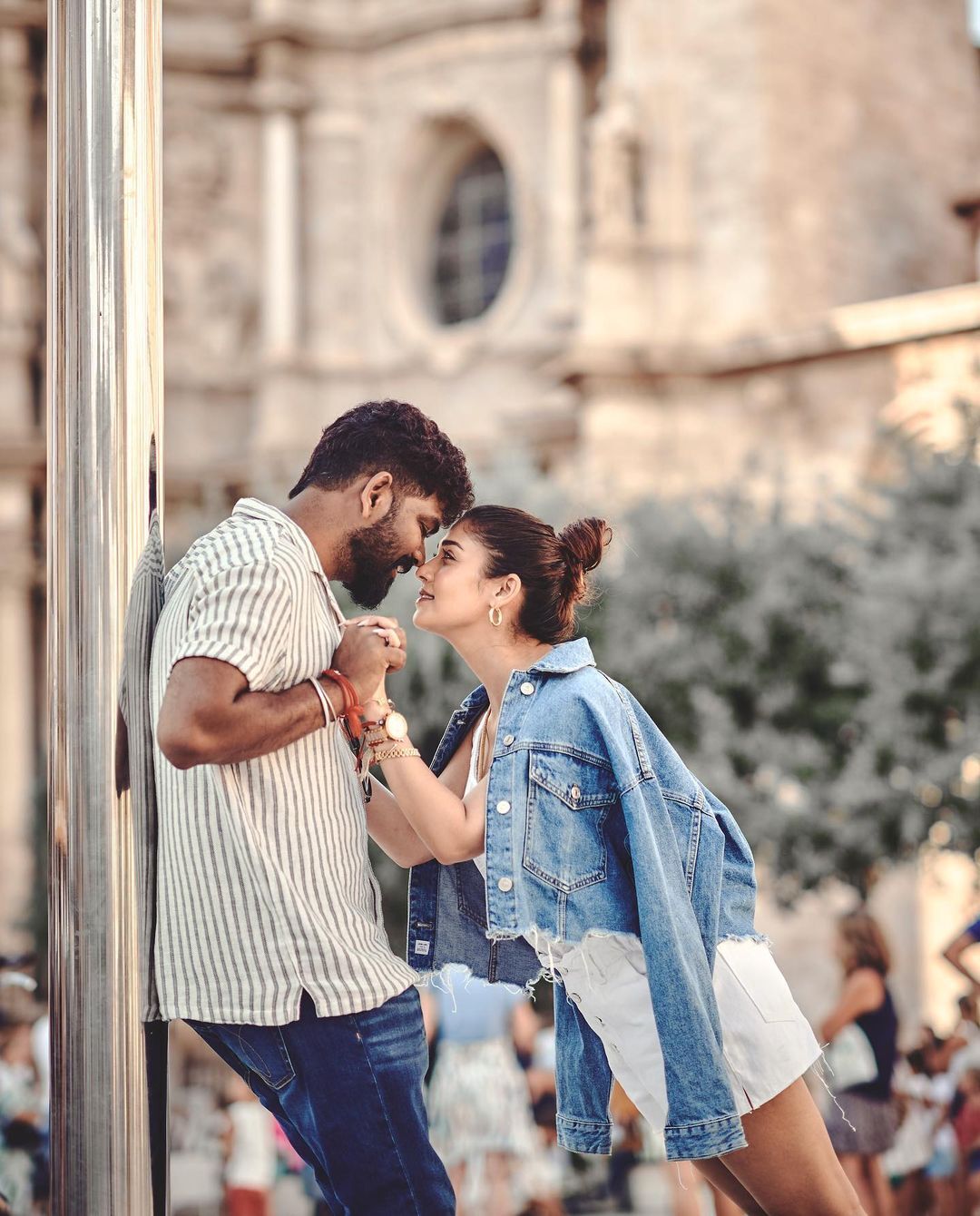 Nayanthara And VigneshShivan Romantic Moments From Spain Holiday Photos ...