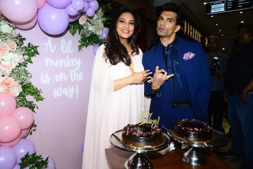 Bipasha Basu and Karan Singh Grover snapped at their baby shower ...