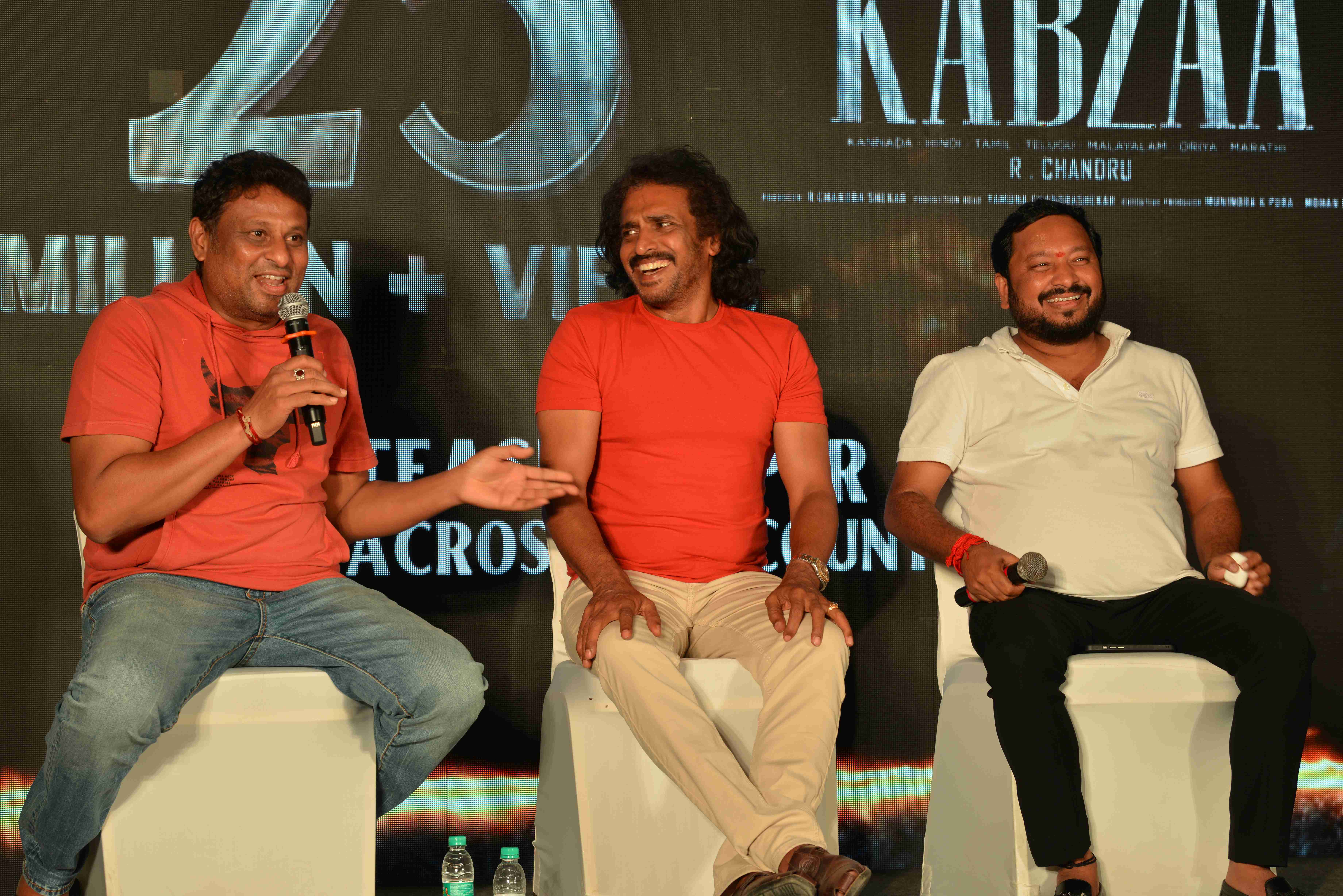 Kabzaa Film Teaser Super Hit 25 Million Views Press Meet - Filmibeat