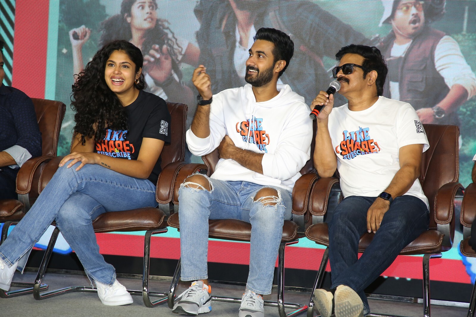 Like Share Subscribe Movie Trailer Launch Event - Filmibeat