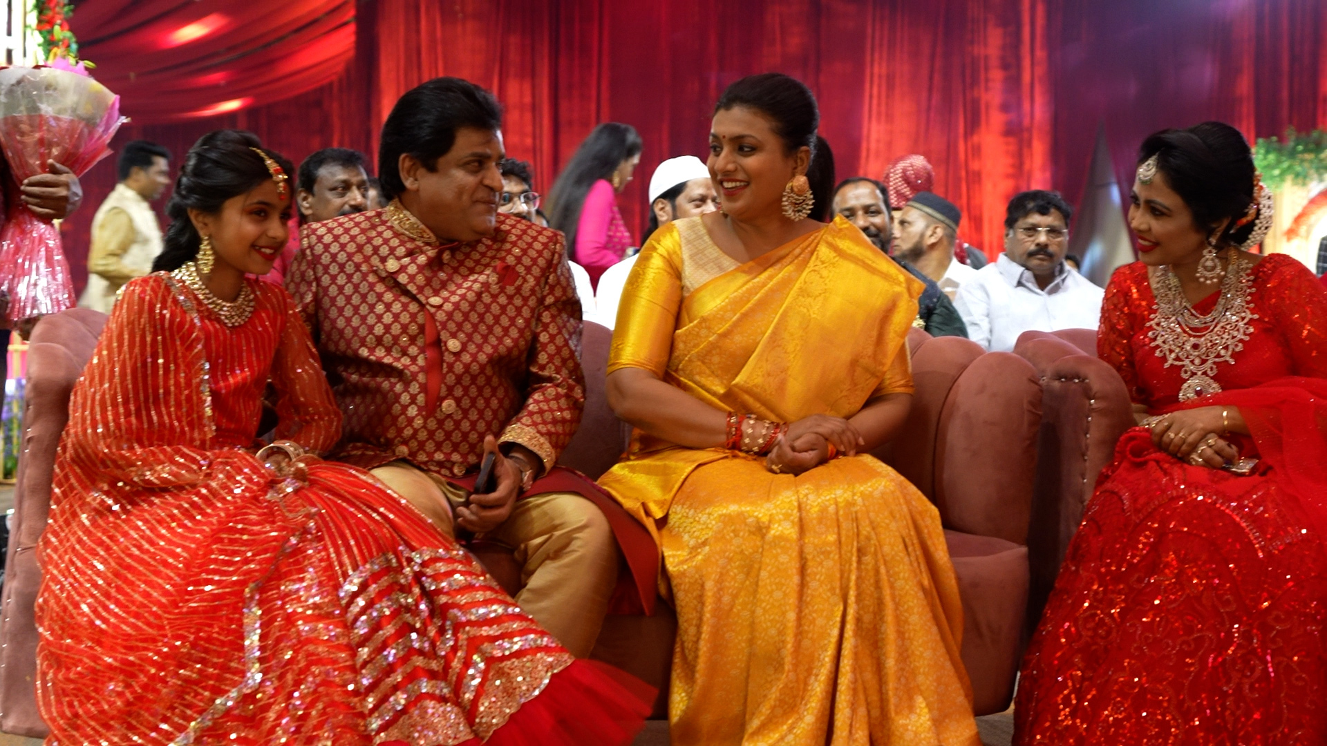 Telugu Comedian and Senior Actor Ali Daughter's Wedding Ceremony Photos ...