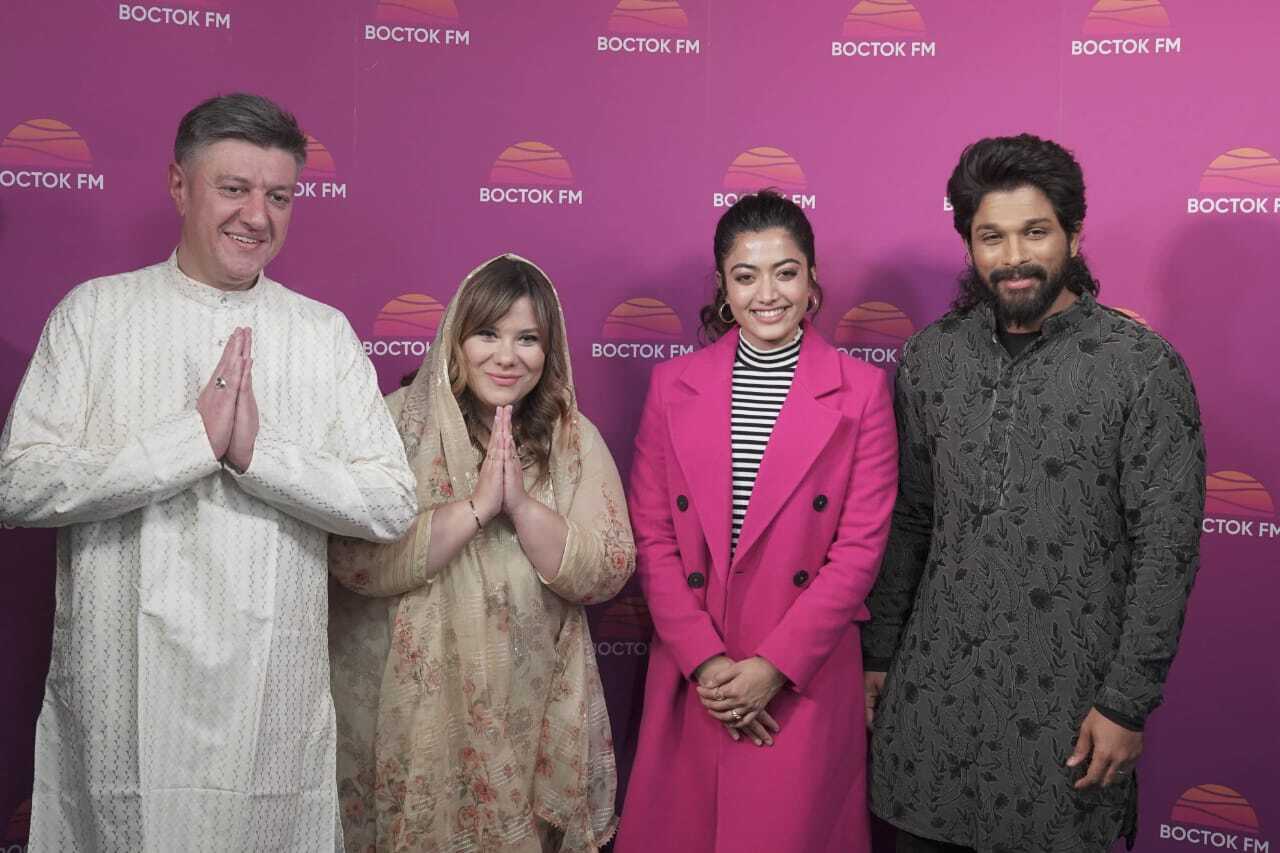 Allu Arjun and Rashmika Mandanna Promote Pushpa: The Rise In Russia ...