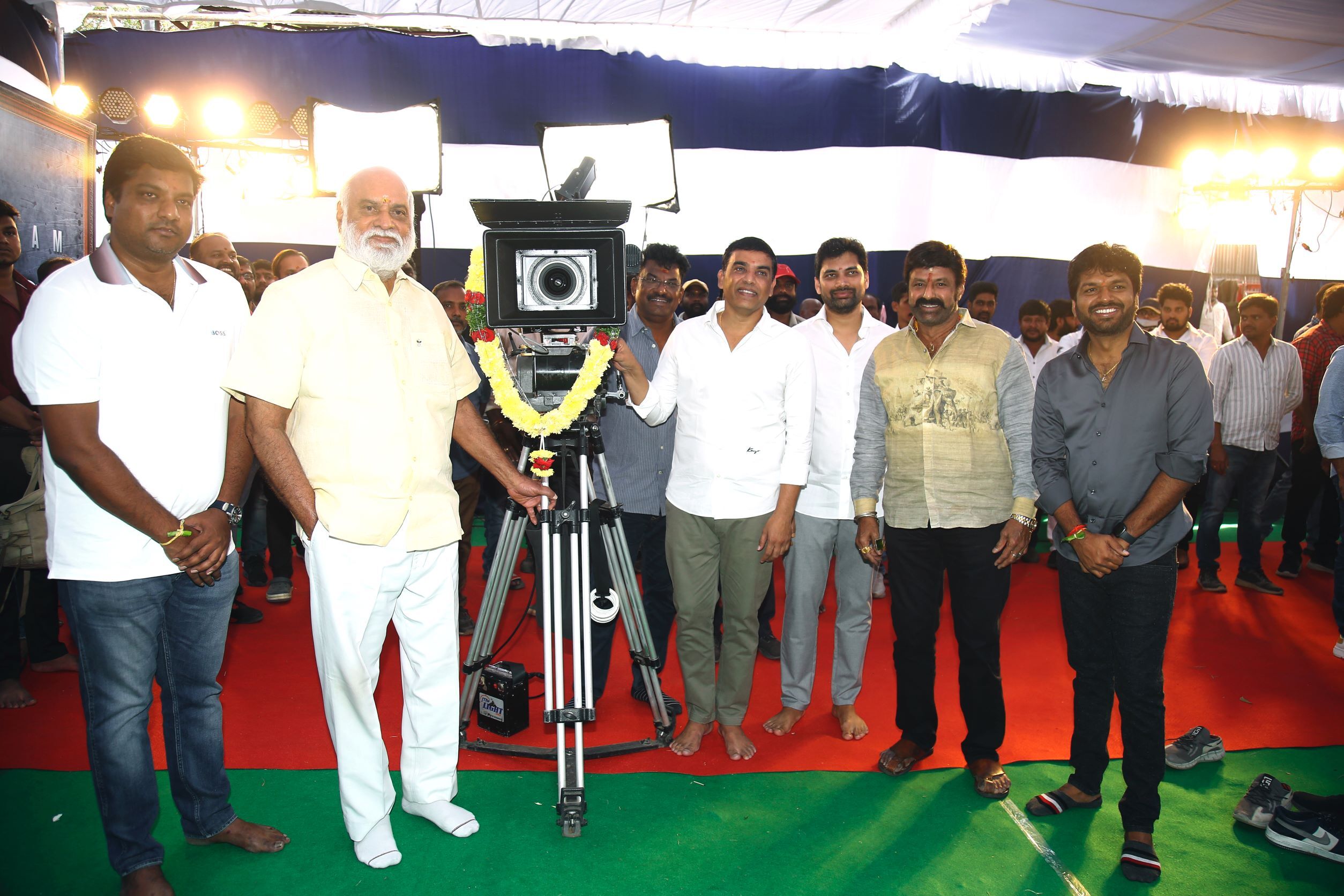 Nandamuri Balakrishna, Anil Ravipudi, Shine Screens #NBK108 Launched Grandly - Filmibeat