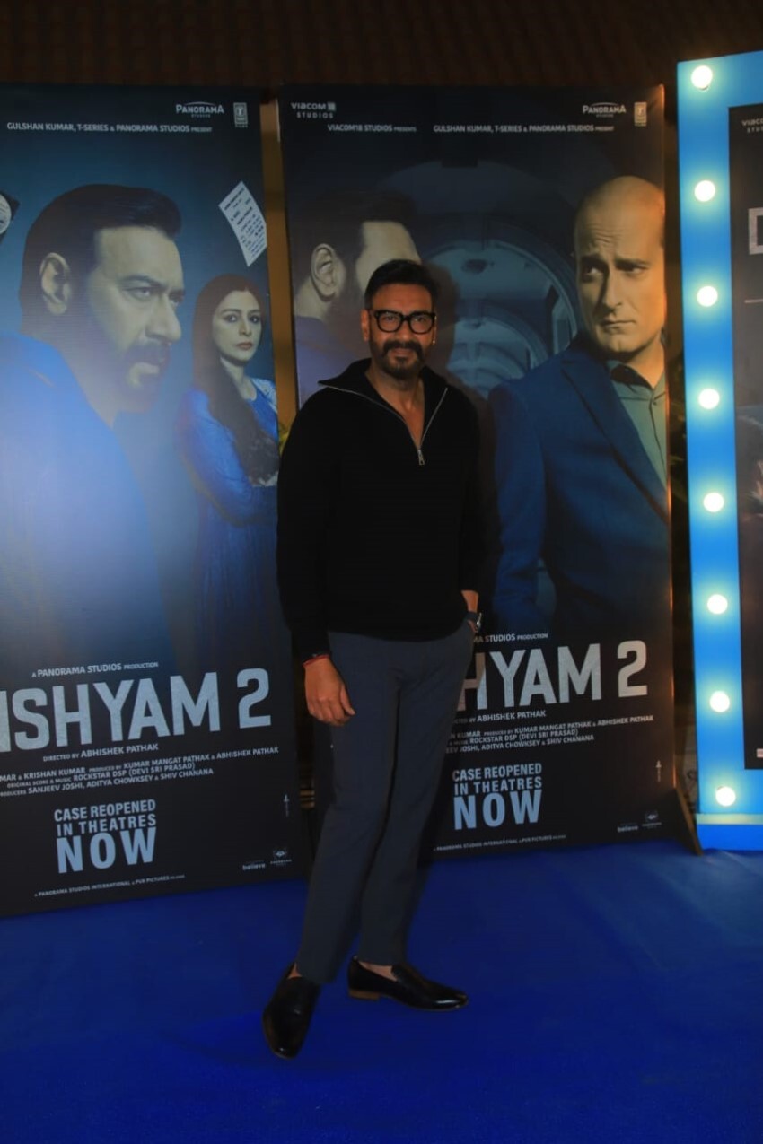 Tabu, Ajay Devgn, Shriya Saran and others at success bash of Drishyam 2 ...