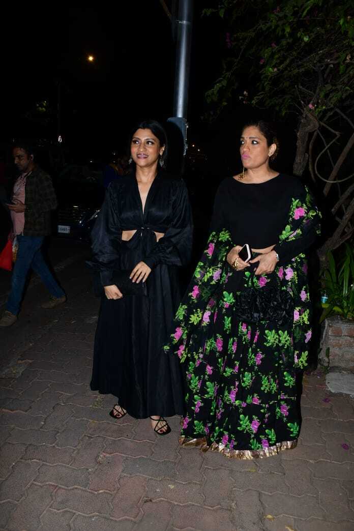 Celebs at Newly weds Masaba Gupta and Satyadeep Mishra wedding party ...