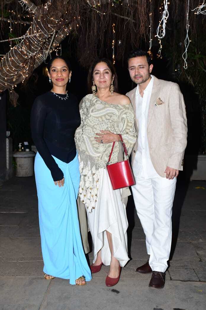 Celebs at Newly weds Masaba Gupta and Satyadeep Mishra wedding party ...