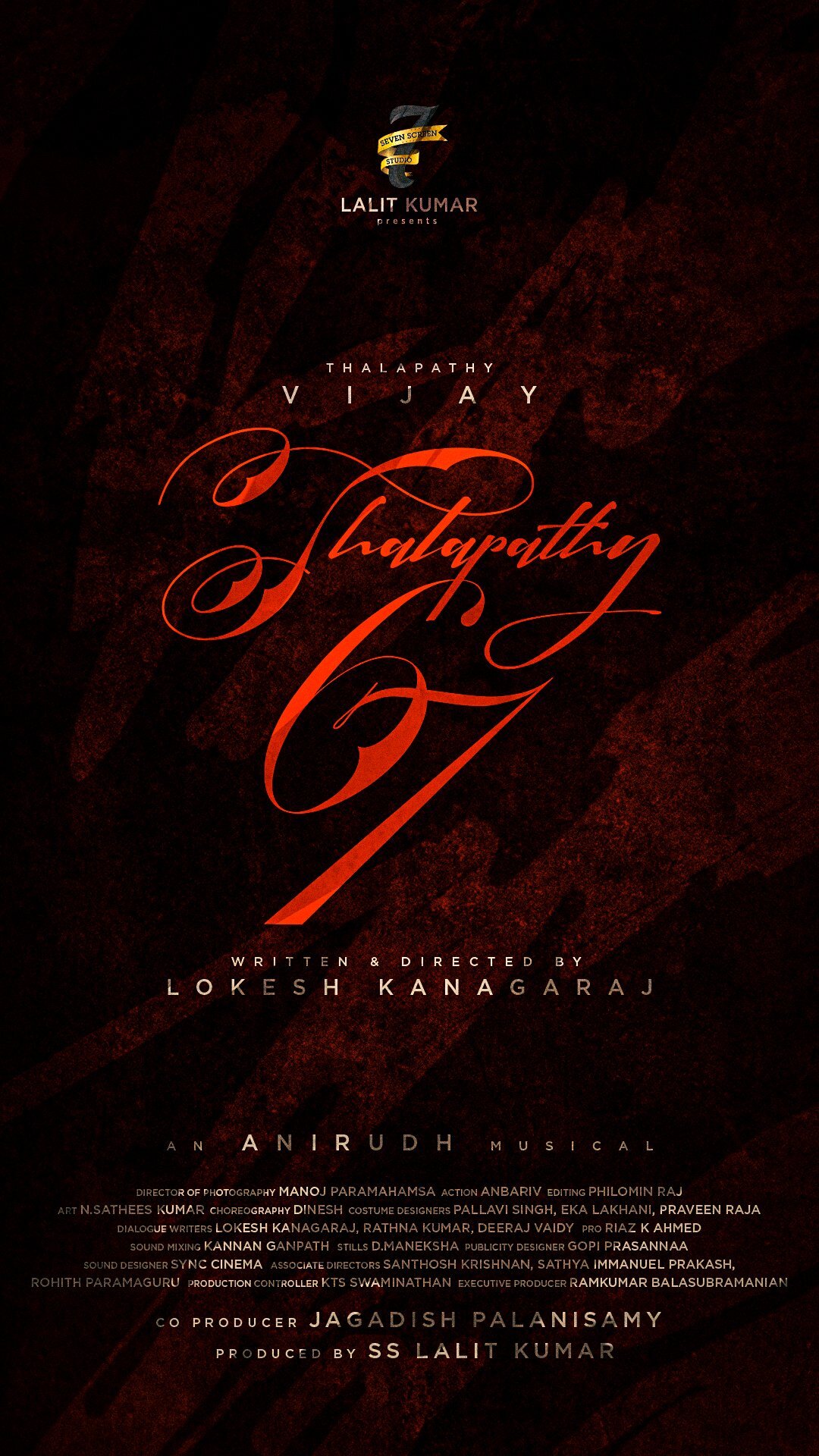 Know All About Thalapathy Vijay's 67th Movie!! Sanjay Dutt Will Play a ...