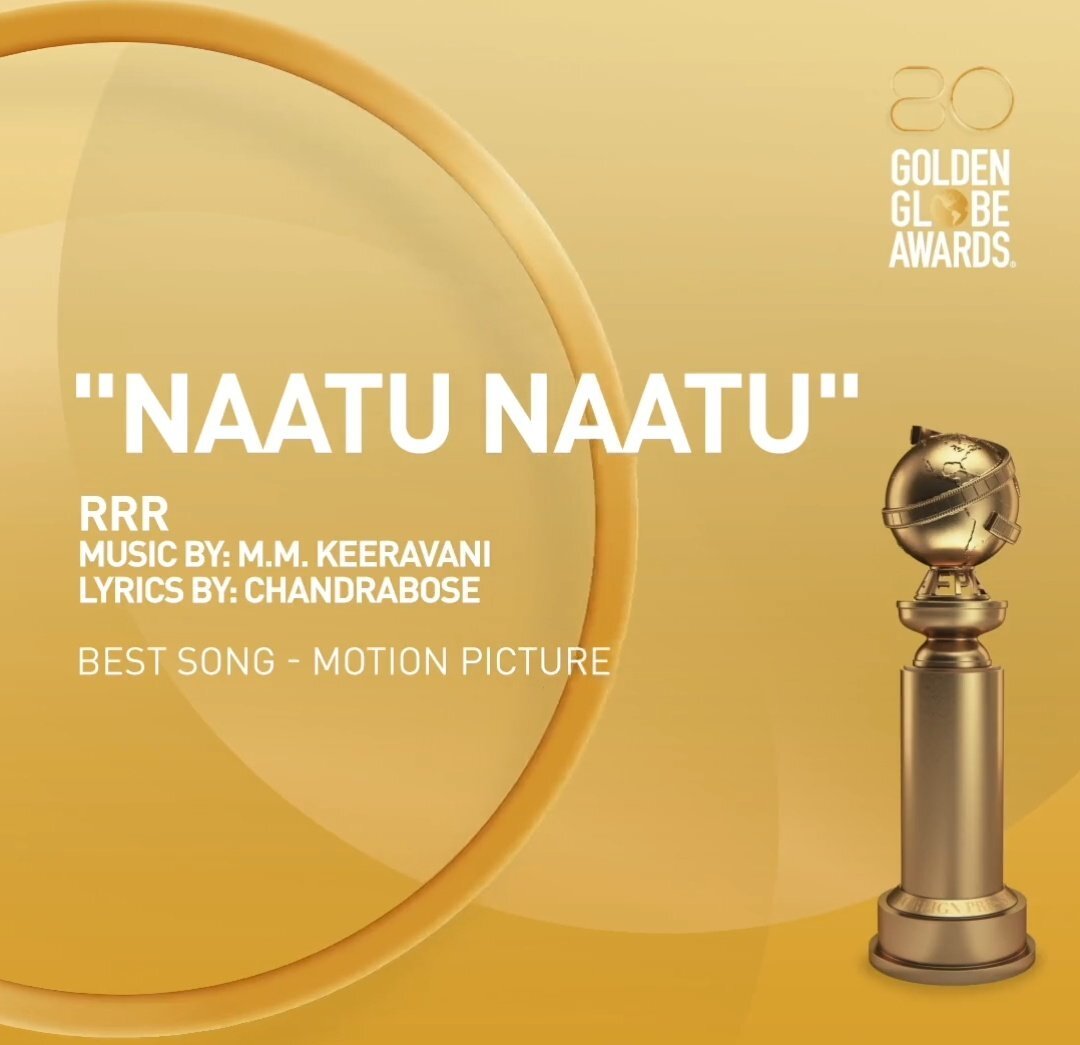 RRR Movie Song Natu Natu Receives Golden Globe Award 2023 - Filmibeat
