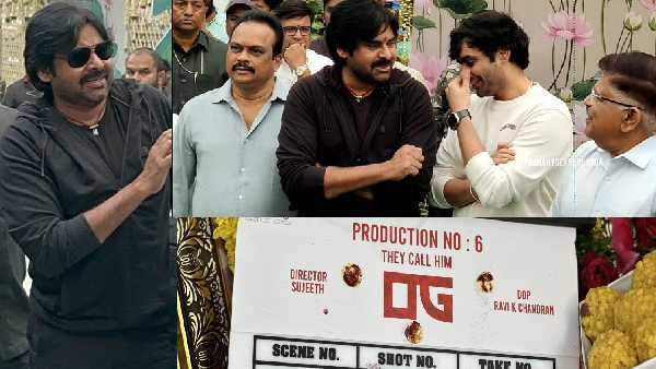 Pawan Kalyan's They Call him OG ప్రారంభం.. స్టైలిష్ లుక్‌తో పవర్ స్టార్ కేక.. (Photos) | Pawan ...